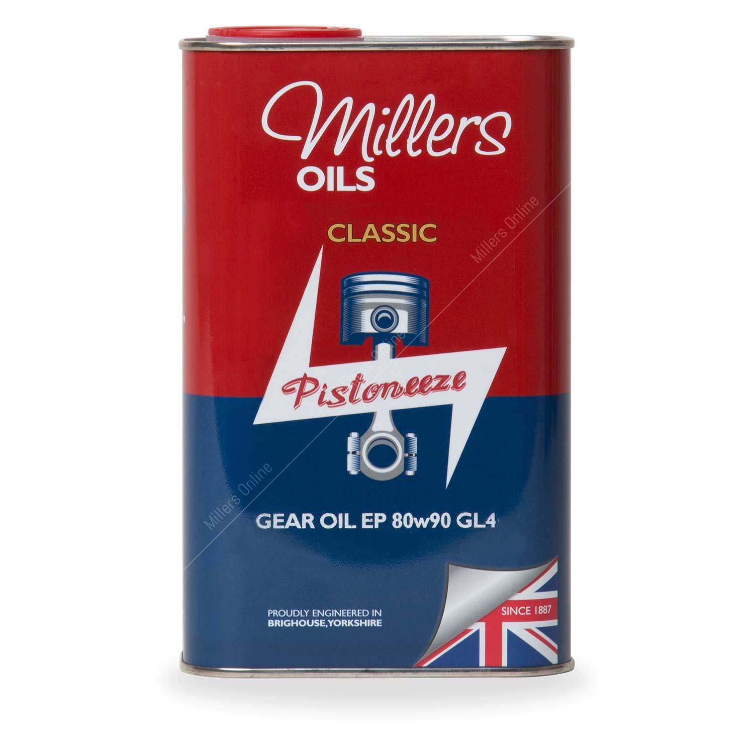 Millers Classique Huile Minérale Boite de Vitesse EP 140 GL4 - Millers ...